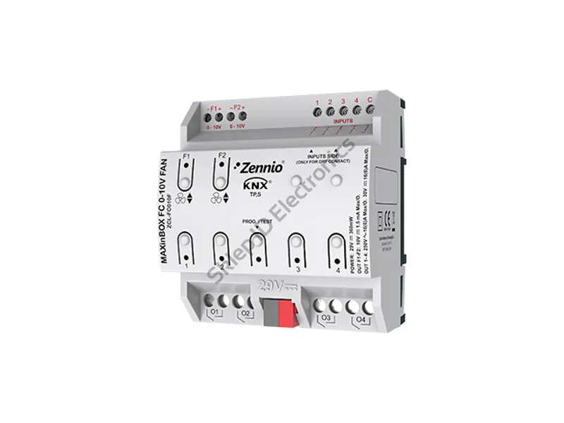 MAXinBOX FC 0-10V FAN sterownik Fan Coil 0-10V, z sygnałem sterowania ...