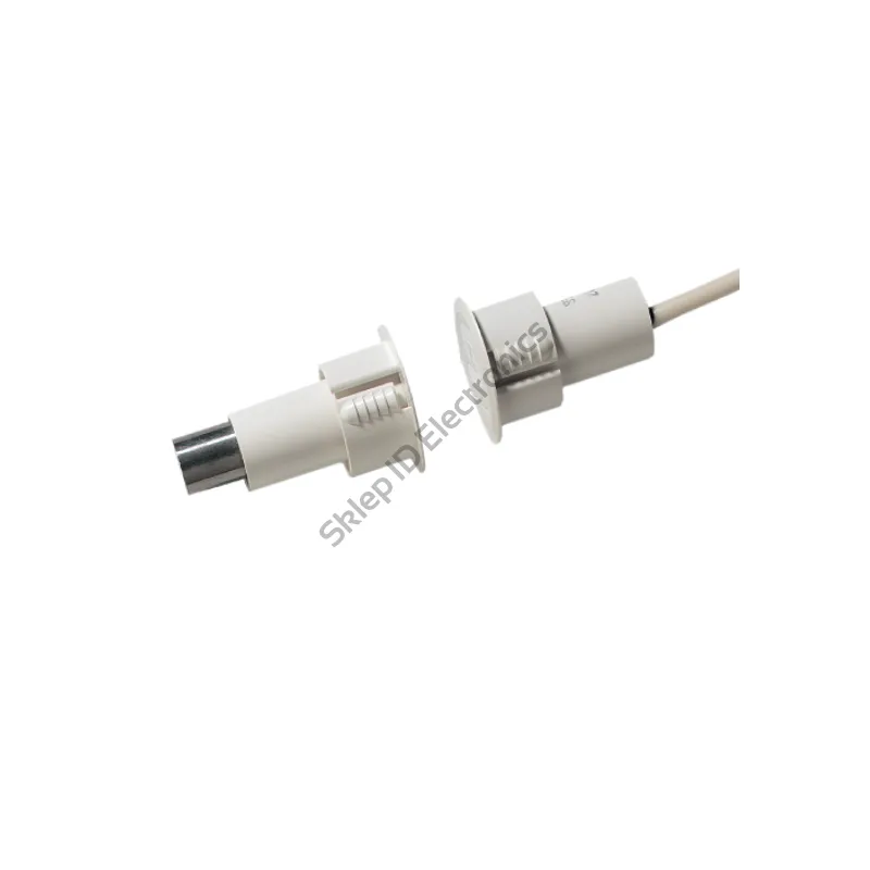 DC107 Czujka magnetyczna do metalu, wpuszczana, biała